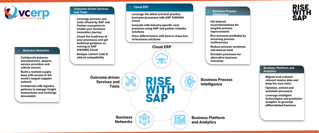 Implement RISE with SAP with VC ERP for a resilient business